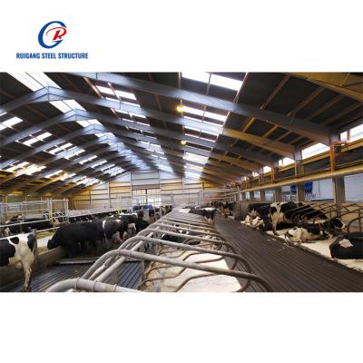China Prefabricated Steel Animal Agricultural Goat Farm Sheep Animal Farming Design Shed House for sale