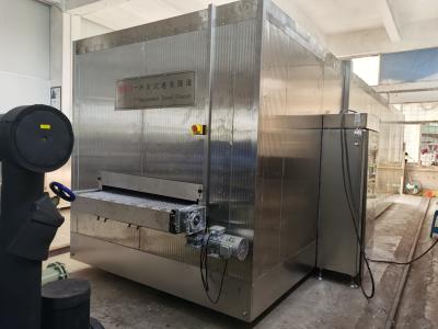 Cina Congelatore più freddo 15kw 1200kg/H di scossa del congelatore del tunnel di scoppio per il ODM del gambero in vendita