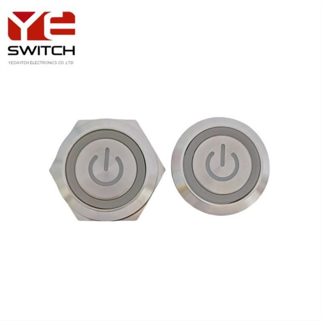16A High Current IP67 Metal Switch with Illuminated