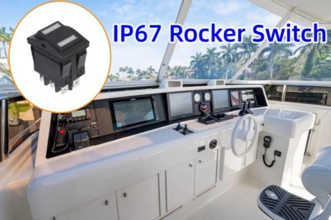 X7 Series Lock Momentary IP67 Waterproof Rocker Switch