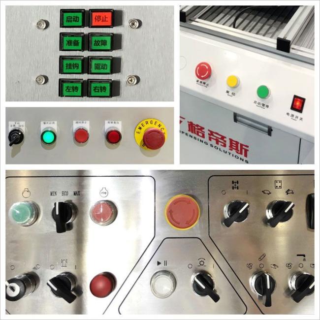 IP65 Waterproof Illuminated Latching Emergency Stop Push Button Switch