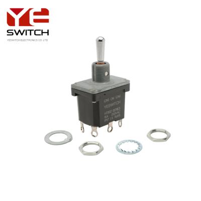 Cina Interruttore a levetta in metallo IP68 (ON)-ON-(ON) Momentaneo con maniglia in metallo in vendita
