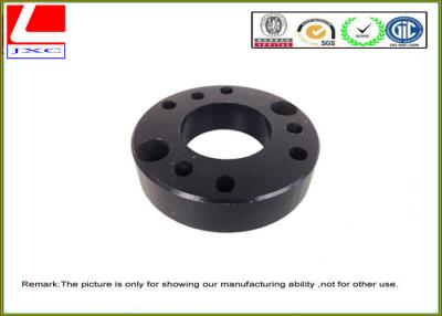 Cina Base di alluminio girata lavorata di tornitura di CNC delle parti con anodizzazione nera in vendita