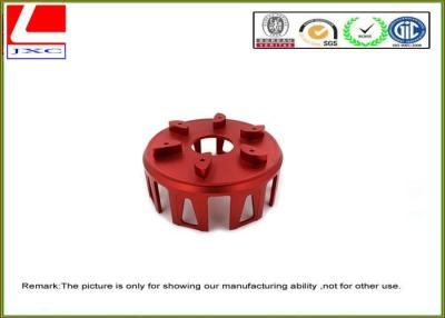 Cina Pezzi meccanici alluminio rosso di CNC di anodizzazione in vendita