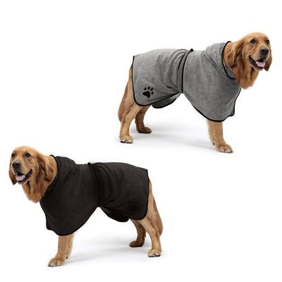 中国 猫のためのガウンの強力な吸収性の浴衣を乾燥しているISO9001綿犬 販売のため