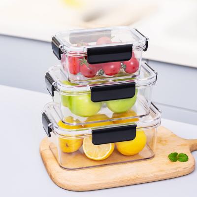 中国 SGS 450ml 15pcsのふたによって置かれる気密の食糧貯蔵容器 販売のため
