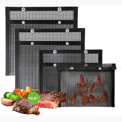 Cina Alimento riutilizzabile Mesh Grill Bags Heat Resistant dei rifornimenti PTFE della griglia del BARBECUE in vendita