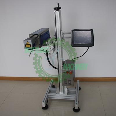 Cina stampante volante di codice del laser di CO2 della data della bottiglia dell'ANIMALE DOMESTICO di 15W 10000BPH in vendita