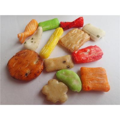 China Graansnacks met halfzachte textuur Kant-en-klare rijstwafelsnacks Te koop
