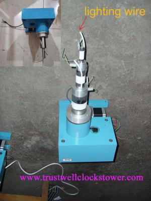 China tower clocks with strong higher torque movement motor weather proof free maintenance illumination on hand and markers for sale