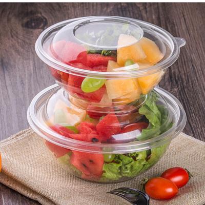 中国 ペット使い捨て可能なテークアウト サラダ箱16oz 24oz 32oz 販売のため