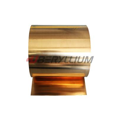 중국 봄 연결관을 위한 BrBNT1.9 Qbe1.9 베릴륨 구리 지구 0.5mmx200mm 판매용