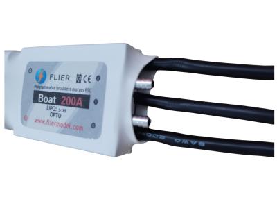 Chine 16S 200A Brushless RC Boat ESC with Programming Box/PC Support OPTO BEC Flier Firmware à vendre