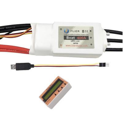 중국 22S 400A 플라스틱 ABS ESC 전자 속도 컨트롤러 흰색 Mosfet 판매용