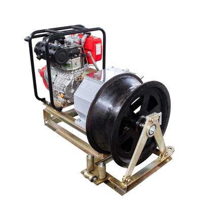 China Guincho de tambor único de 5 toneladas com motor a gasolina à venda