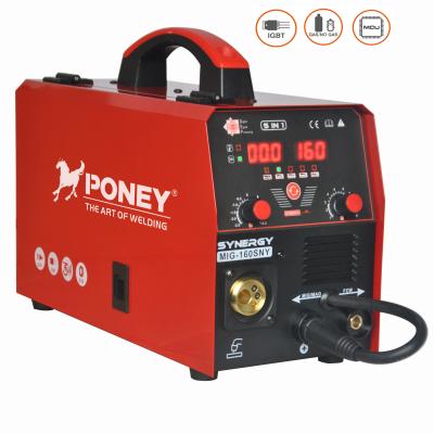Cina Saldatore sinergetico di MIG160 MIG saldatore Without Gas dell'alimentazione del cavo da 220 volt in vendita