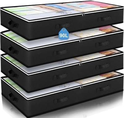 Chine Budding Joy 90L Under Bed Storage Containers, Closet Organizers and Storage Bins, Foldable Underbed Storage Bags for à vendre