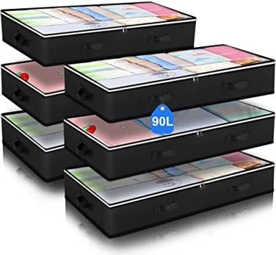 Chine Budding Joy 90L Under Bed Storage Containers, Closet Organizers and Storage Bins, Foldable Underbed Storage Bags for à vendre