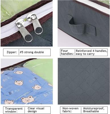 Chine Budding Joy 90L Under Bed Storage Containers, Closet Organizers and Storage Bins, Foldable Underbed Storage Bags for à vendre