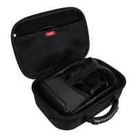 China Prenda impermeable negra de la longitud de EVA Carrying Case los 29cm del juego del color VR en venta