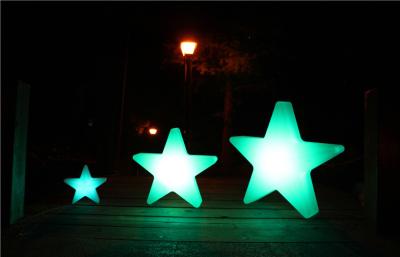 Cina Luce notturna decorativa impermeabile, luce notturna di colore pieno piccola LED della stella del LED in vendita