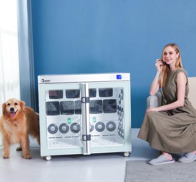 Μετακινούμενο κατώτατο σημείο Pet που ξεραίνει ξηρότερο κιβώτιο καλλωπισμού σκυλιών κιβωτίων 140Kg το έξυπνο