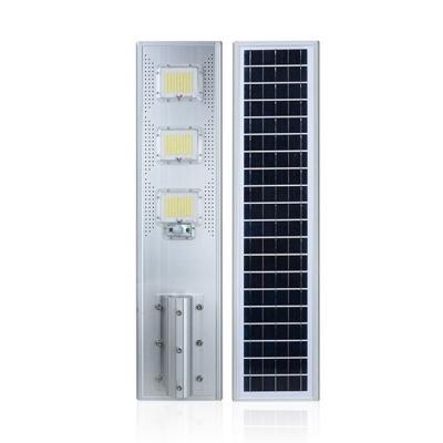 中国 アルミ合金シェル 統合太陽光路灯 SMD5730 IP65 6500K 50W 100W 150W 販売のため