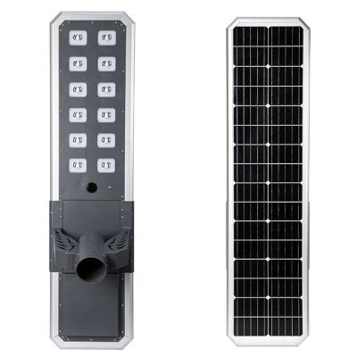 中国 アルミ Ip66 統合太陽光路灯 6000K モーションセンサー オールオンワン 太陽光路灯 販売のため