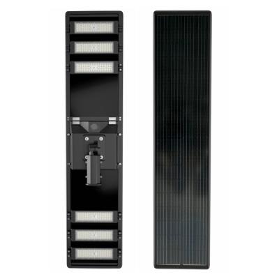 中国 ダブルヘッド オールインワン 太陽光路面照明 IP65 170LM/W SMD5050 販売のため