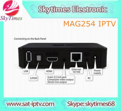 China MAG254 IPTV SET-TOP BOX + WiFi USB antenna for sale