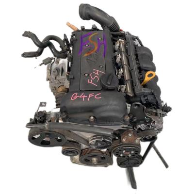 China Naturally Aspirated 4 Cylinder G4FC Korean Gasoline Used Engine Assembly for Hyun dai for sale