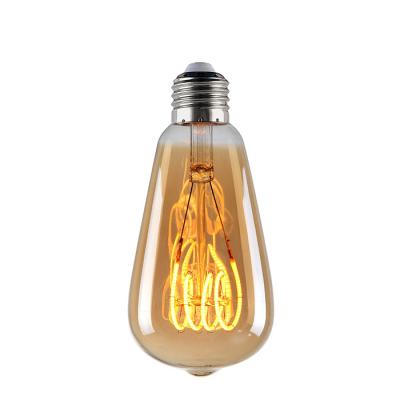 Chine Rendement lumineux élevé du globe St64 de filament de l'ampoule 2200k d'herbe professionnelle d'or à vendre