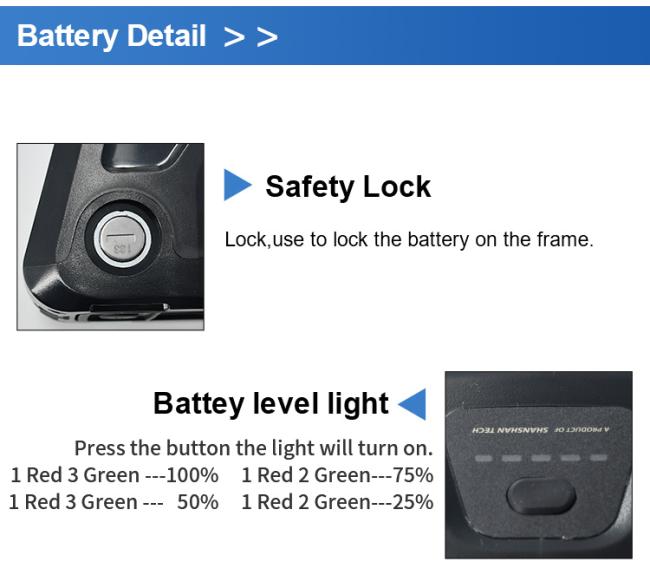 36V 48V 16ah13ah 12ah Lithium Ebike Battery 18650 for Electric Bicycle Electric Scooter