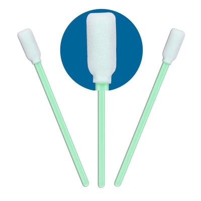 Cina Gli anti tamponi statici della maniglia di plastica dirigono il tampone verde della schiuma per pulizia della pistola in vendita