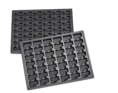 Cina Vassoio antistatico d'imballaggio della bolla del cioccolato del contenitore ESD di bolla di plastica nera in vendita