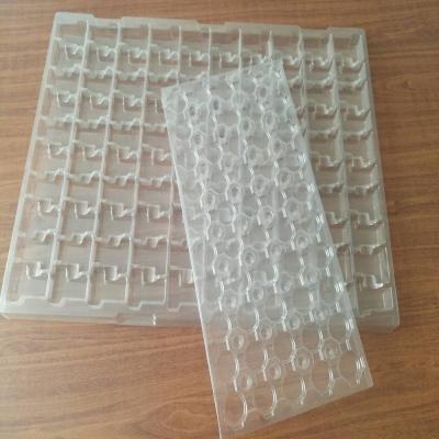 Cina Vassoio interno di plastica d'imballaggio della bolla dell'ANIMALE DOMESTICO/PVC del vassoio del contenitore di bolla non tossica in vendita