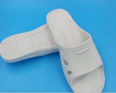 Cina Anti pantofole statiche DLX 9102B del PVC del locale senza polvere bianco dello Spu in vendita