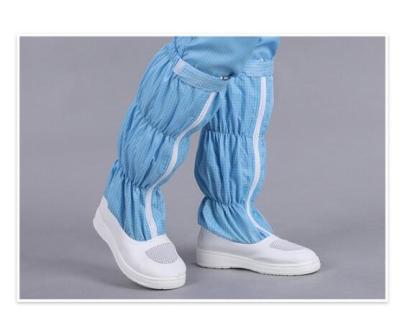 Cina Stivali di cuoio dell'unità di elaborazione Mesh Cleanroom Anti Static Work con il PVC Outsole in vendita