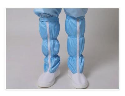 Cina Stivali blu del locale senza polvere del PVC di colore delle anti scarpe statiche di cuoio del fermaglio dell'unità di elaborazione in vendita