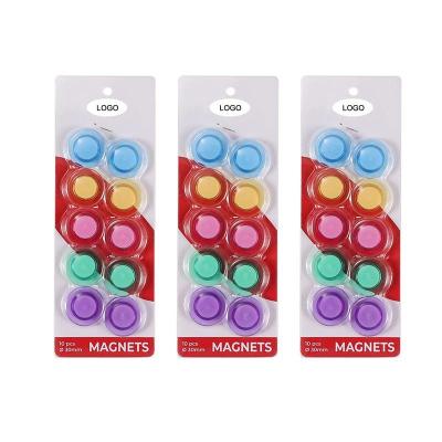 Cina Magneti rotondi colorati senza slittamento del pulsante magnetico della lavagna OEM in vendita