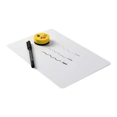 Cina Lavagna magnetica rimovibile riutilizzabile per notebook A4 Lavagna a secco in vendita