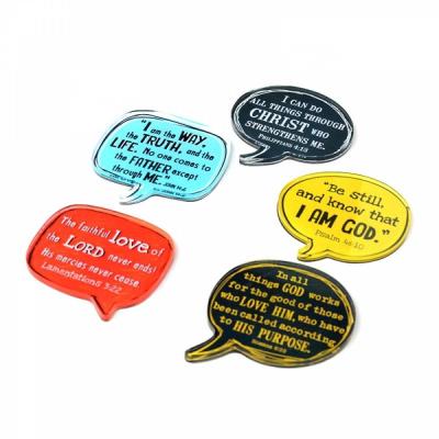 Cina Souvenir magnetici in acrilico Disegni personalizzati Magneti per frigorifero durevoli in vendita