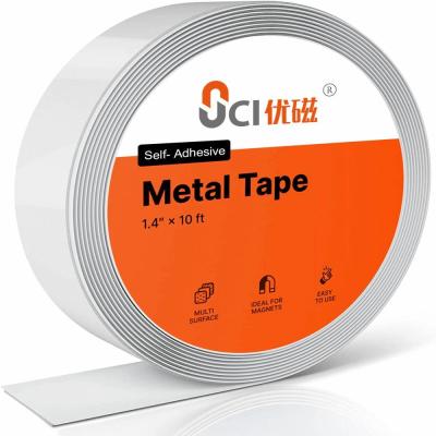 Cina OEM flessibile del materiale del magnete del nastro d'acciaio autoadesivo leggero di 3m 10m in vendita