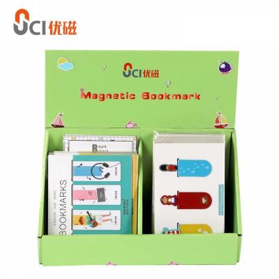 Cina Segnalibri magnetici carini per bambini Regalo magnetico ODM con carta patinata stampata a colori in vendita