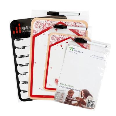 Cina Planner per lavagna bianca cancellabile a secco ricordo magnetico A3 A4 per frigorifero in vendita