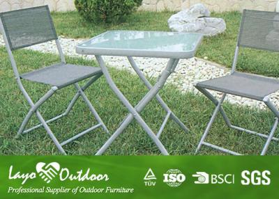 Cina Giardino all'aperto stabilito del patio di 3 pezzi che pranza mobilia, mobilia di alluminio del prato inglese delle sedie di giardino dei bistrot in vendita