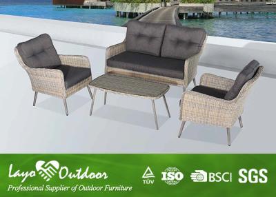Cina La disposizione dei posti a sedere del patio del rattan di stile della spiaggia mette la mobilia del cortile all'aperto fa il giardinaggio in vendita