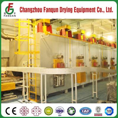 China Metal Parts Industrial Belt Dryer Cross Flow 0.8m Belt Width for sale