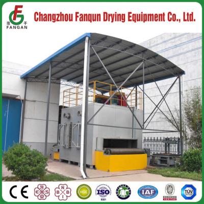 China 1.6m Width Belt Dryer Machine Air Flowing Steel Belt Dryer for sale