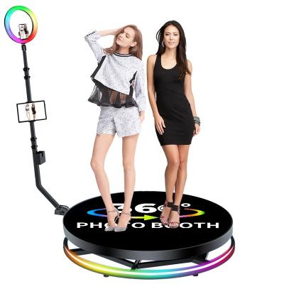 Cina Stabler Strong Metal Tempered Glass LED Arcade Spincam 360° Photo Video Booth in vendita